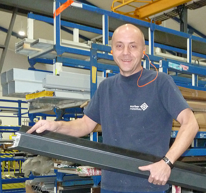 Daniel Koller von Surber Metallbau - metallbau