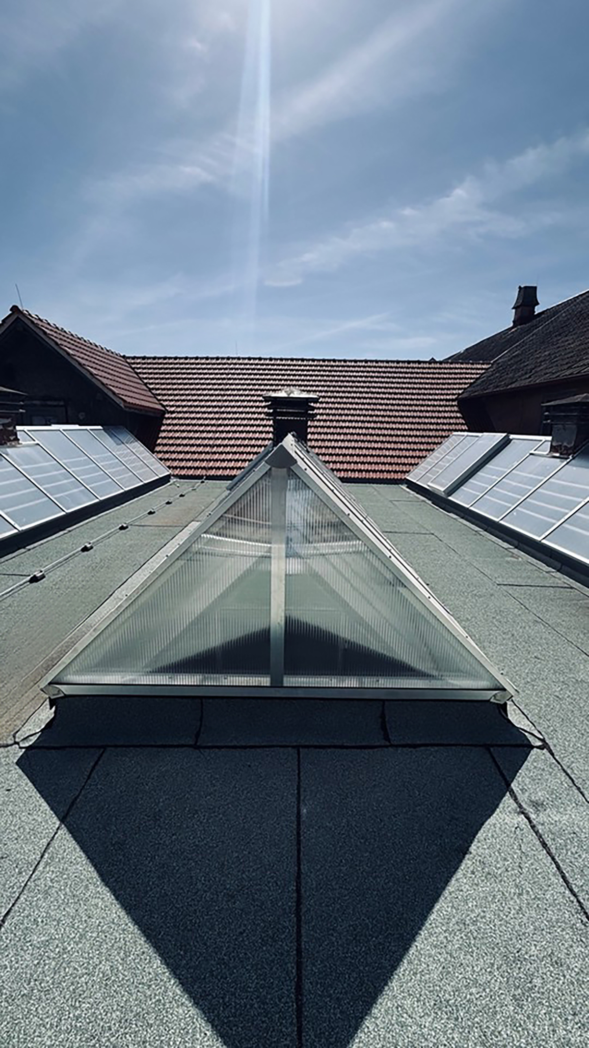 Oberlichter auf denkmalgeschütztes Dach - metallbau – Fachzeitschrift ...